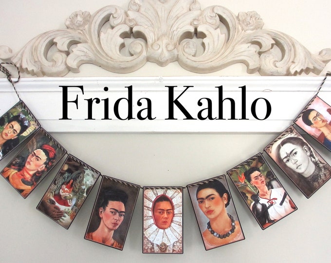 FRIDA KAHLO Garlandfrida Kahlo, Frida Banner, FRIDA Self Portraits ...