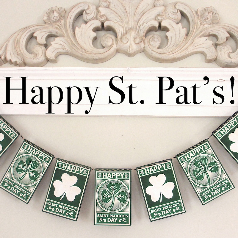 St Patricks Banner - Etsy
