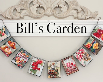 FLOWER SEEDS Garland --mother's Day Gift, Spring/summer Banner, Seed ...