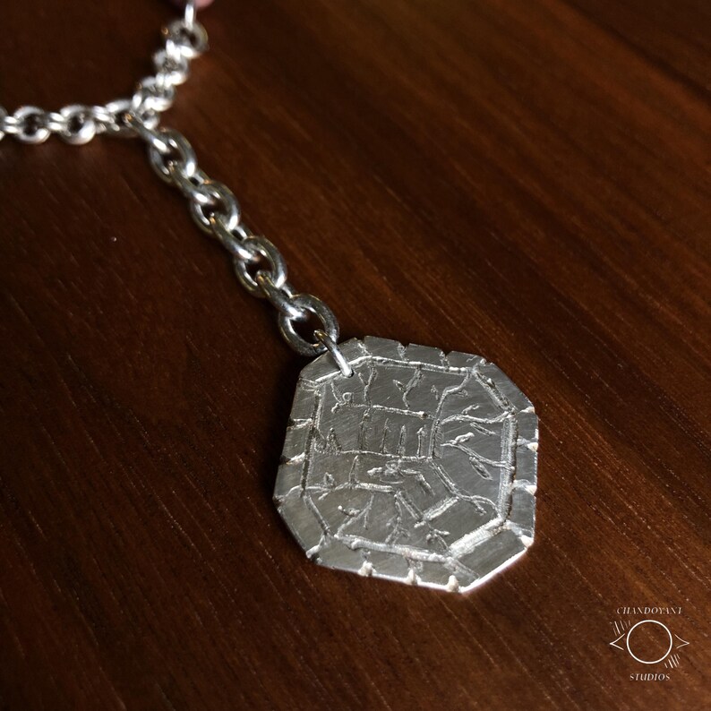 The Solidarity Talisman: Sterling Silver Hand-etched Pendant With ...