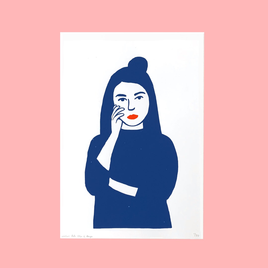 A Well-considered Woman's Choice' Part 1. A4 Screenprint Poster - Etsy