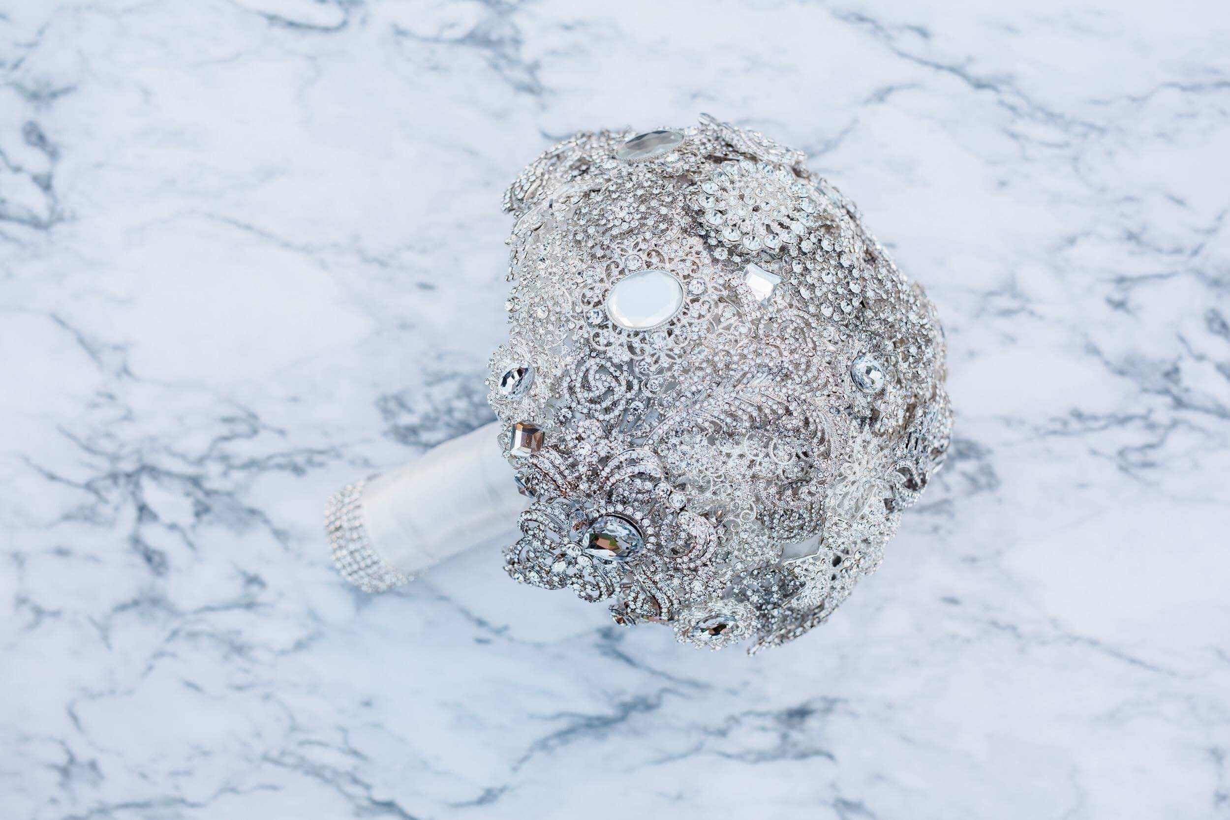 Full Crystal Rhinestone Custom Order Brooch Bouquet - Etsy