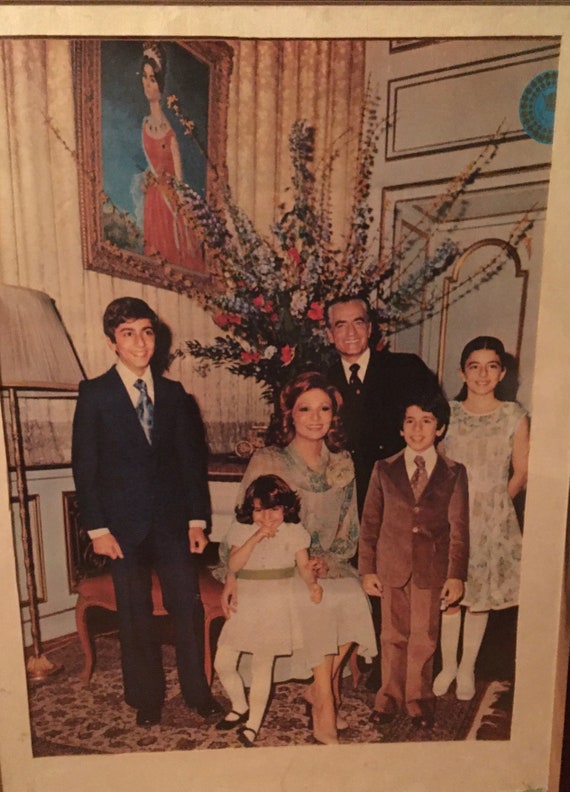 Photograph Historical the Last Shah and Family Portrait | Etsy