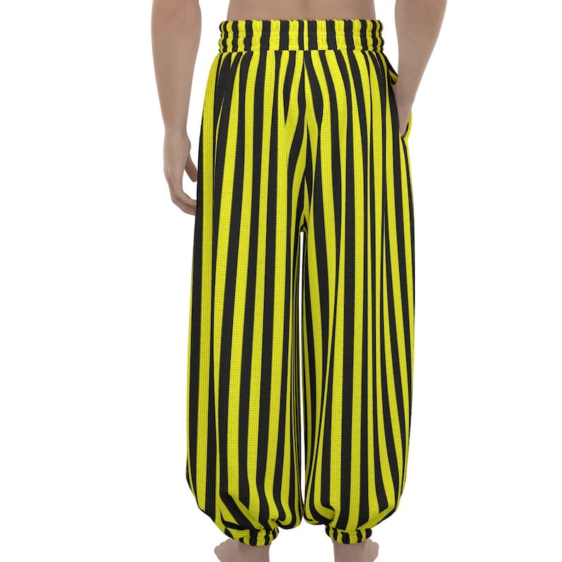 Yellow Bee Stripe Clown Pants Balloon Pantaloons Clowncore Party ...