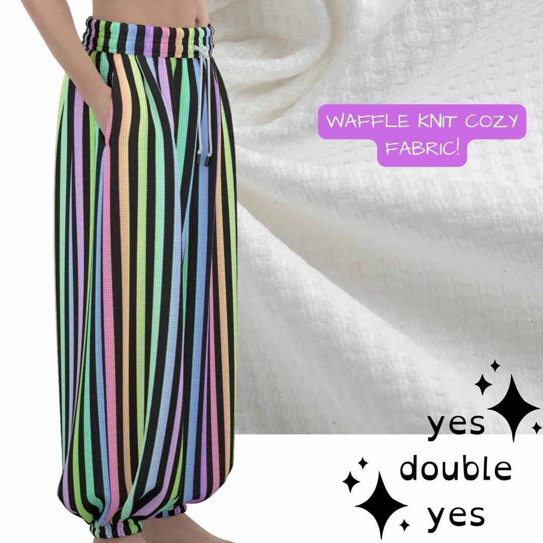 Softie Rainbow Stripe Clown Pants Maximalist Clowncore Loungewear Pjs ...