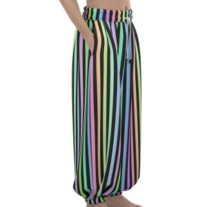 Softie Rainbow Stripe Clown Pants Maximalist Clowncore Loungewear Pjs ...