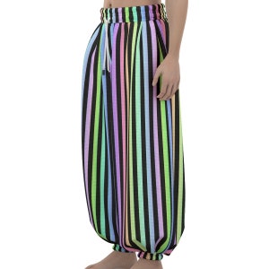 Softie Rainbow Stripe Clown Pants Maximalist Clowncore Loungewear Pjs ...