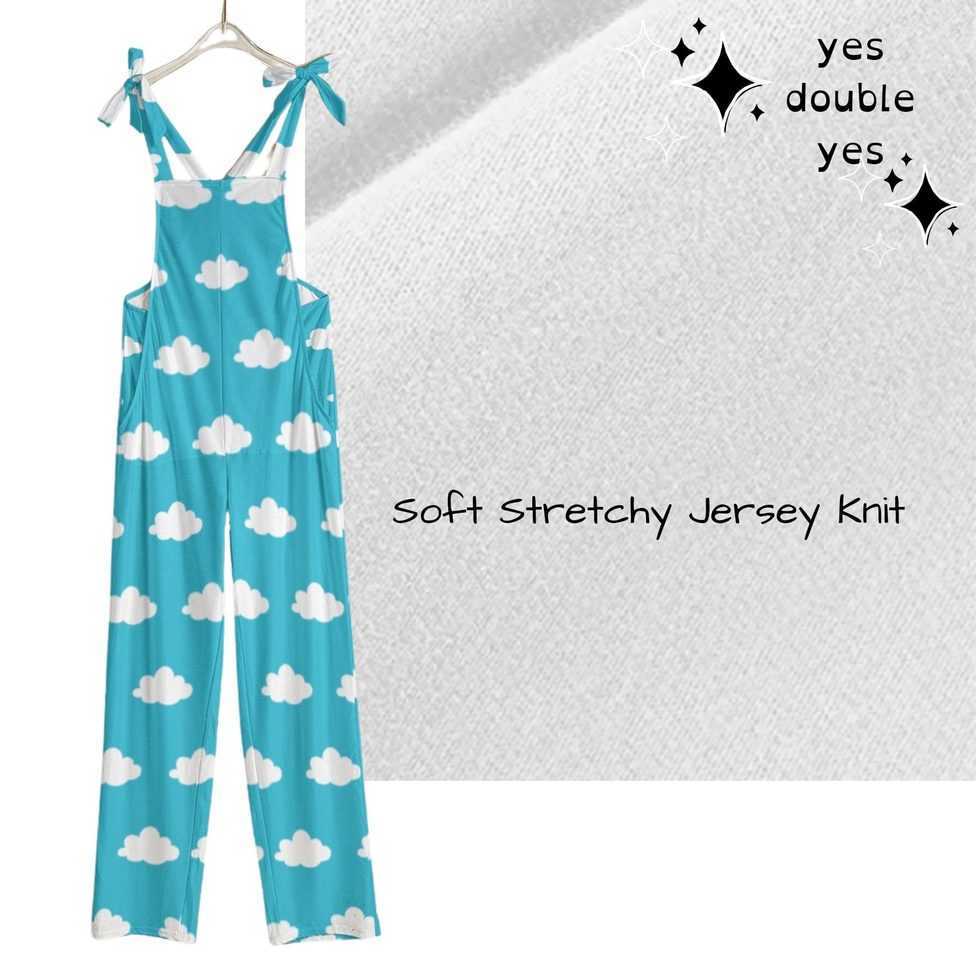 Kidcore Cloud Clown Pants Abdl Overalls Nonbinary Harajuku Light ...