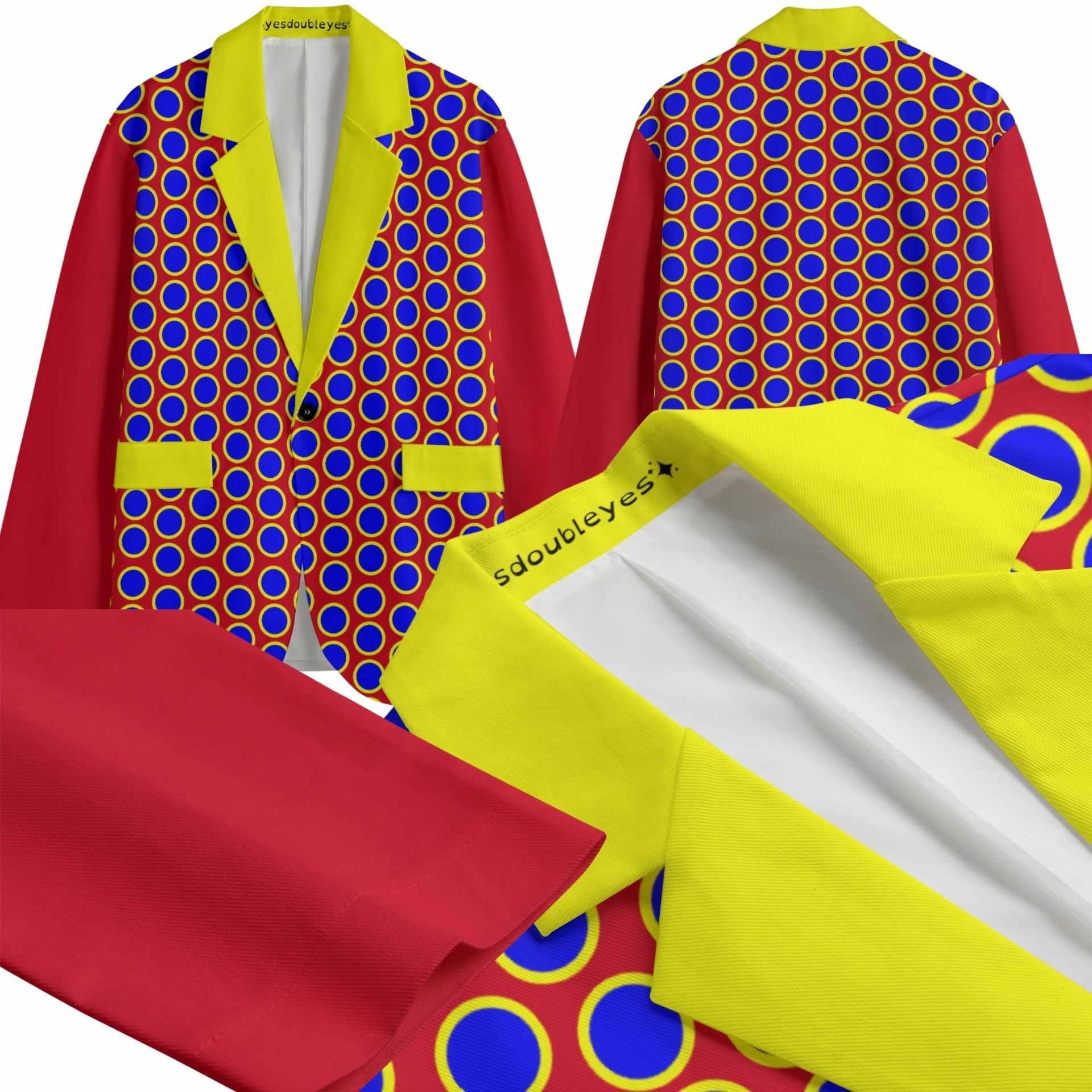 Clown Dot Blazer MENS Sizing, Cotton Sport Coat Clowncore Formal Jacket ...