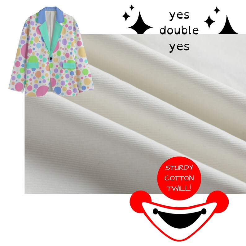 Softie Spots Clowncore Blazer Mens Cut Cotton Formal Suit Coat Pastel ...