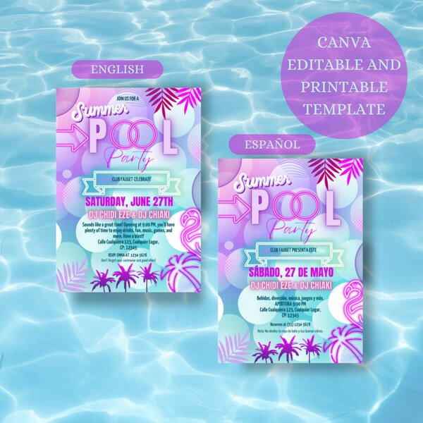 Neon Birthday Party - Etsy