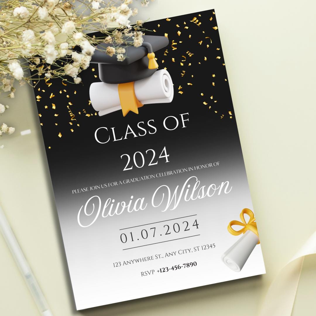 Mini Oreo Wrapper GRADUATION BLACK WHITE Graduation Party, Traditional ...