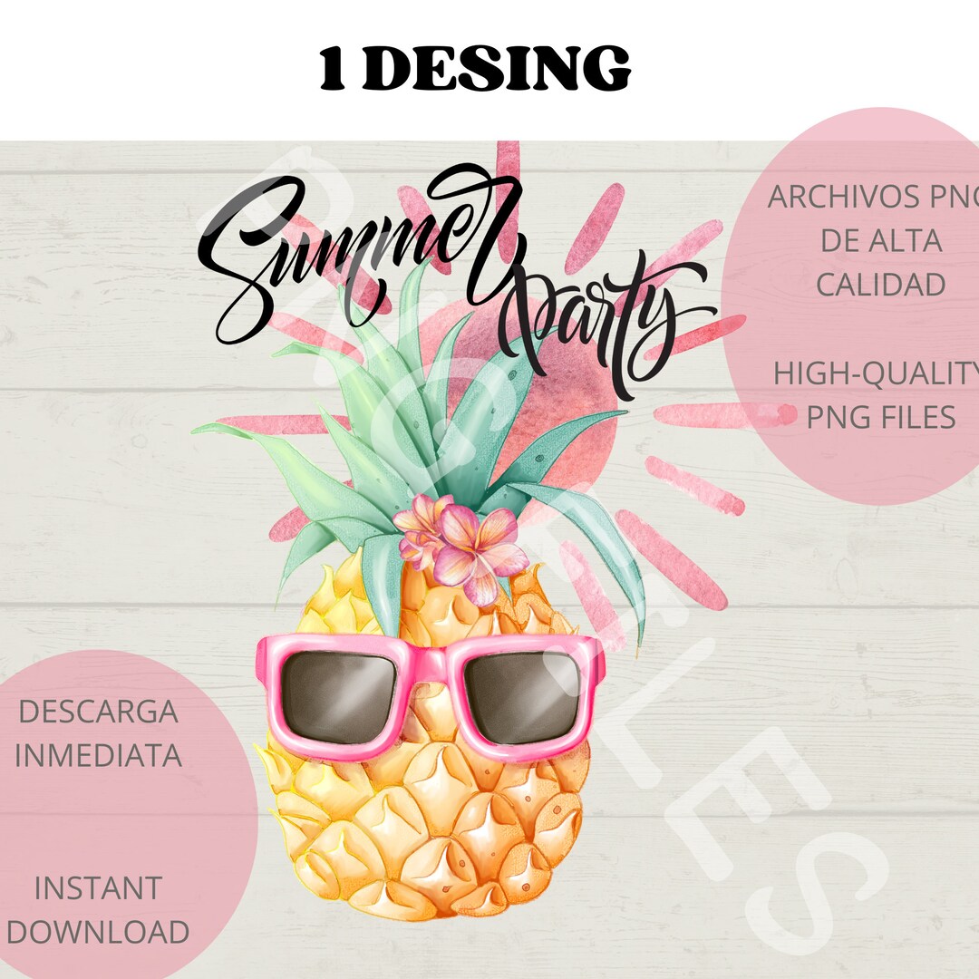 Summer Pineapple Png Watercolor, Summer Party, Png Commercial Use ...