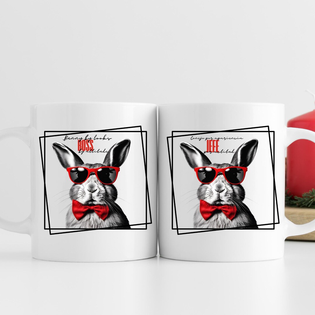 BOSS RABBIT RETRO Png and Svg, Commercial Use, Retro Pop Art, Funny ...