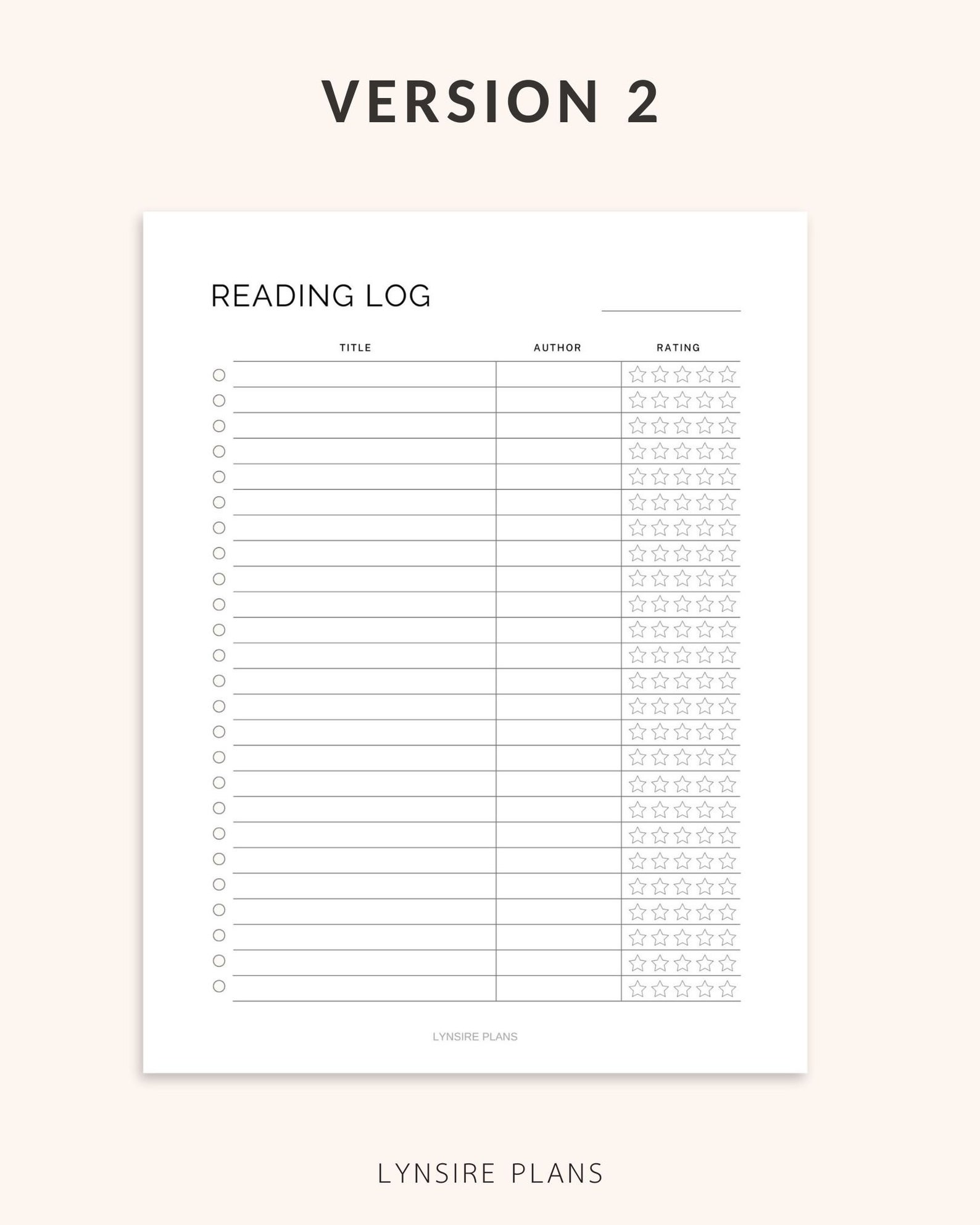 Reading Tracker Log Printable, Reading Tracker, Books to Read, Books I ...