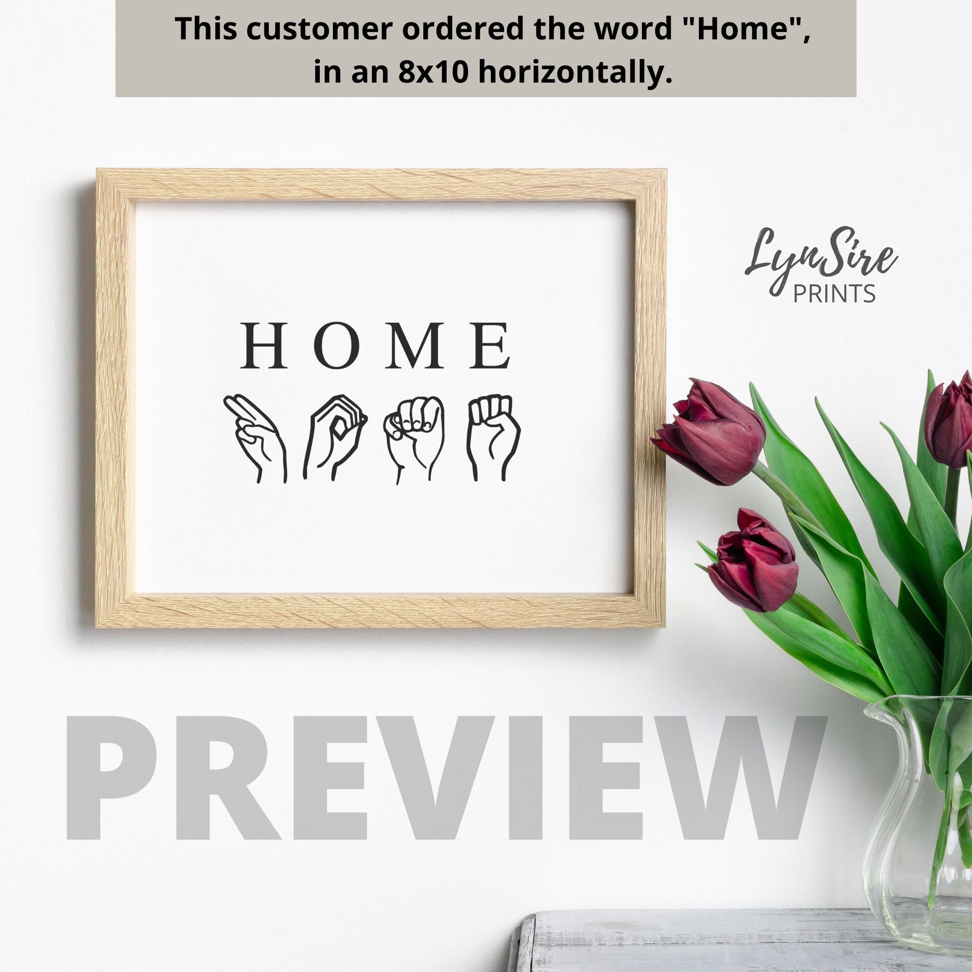 Sign Language Poster, Sign Language Alphabet Poster, Printable Wall Art ...