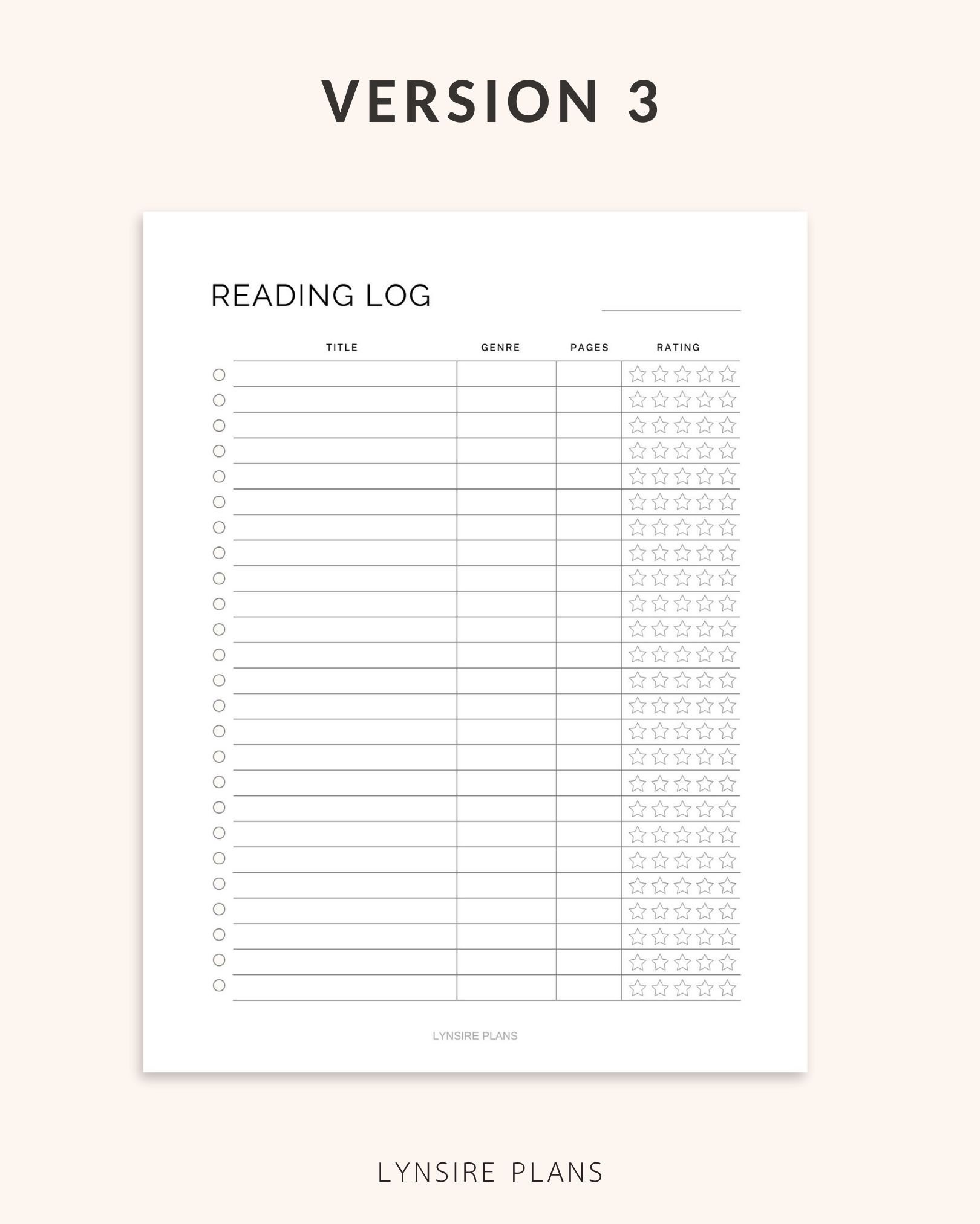 Reading Tracker Log Printable, Reading Tracker, Books to Read, Books I ...