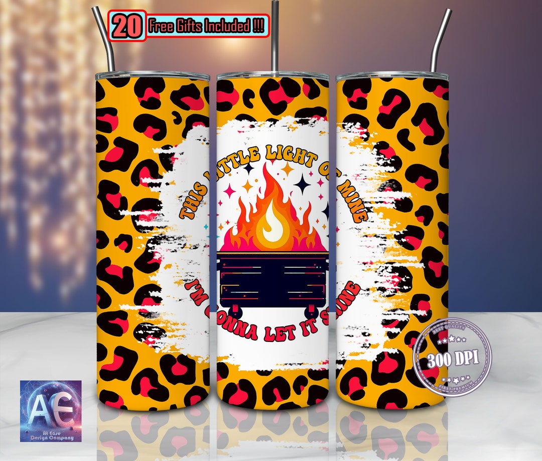 Dumpster Fire Png, 20oz Skinny Tumbler Sublimation Designs, Dumpster ...