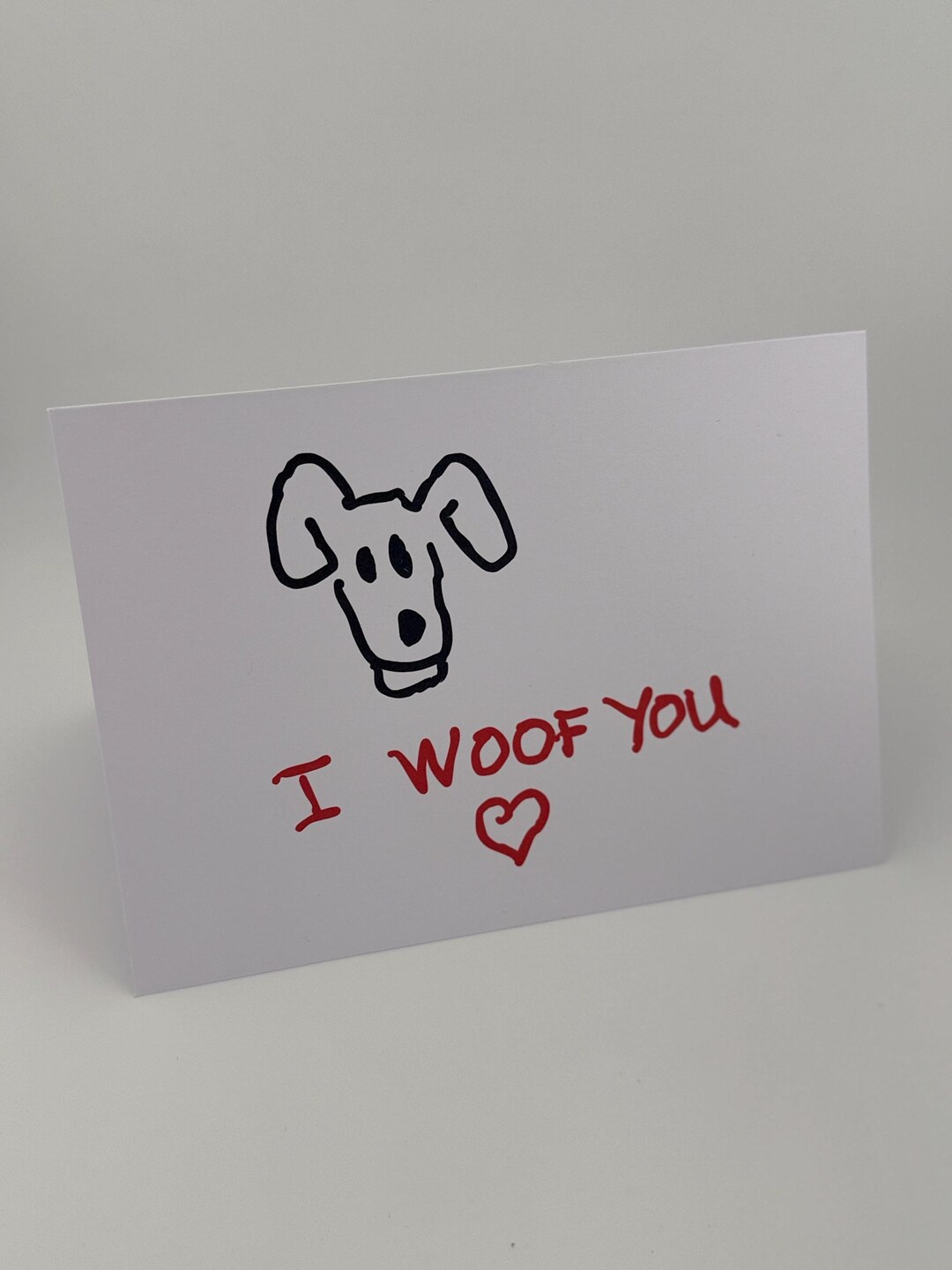 I Woof You Valentines Day Card Ships Free - Etsy