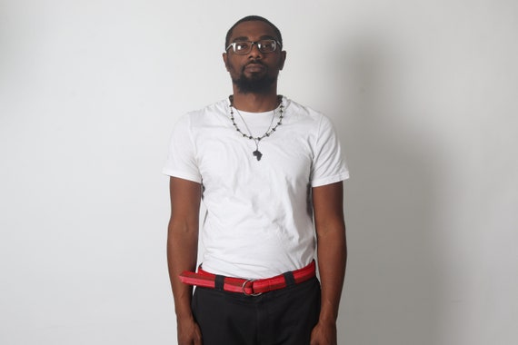 Red Holiday Belt