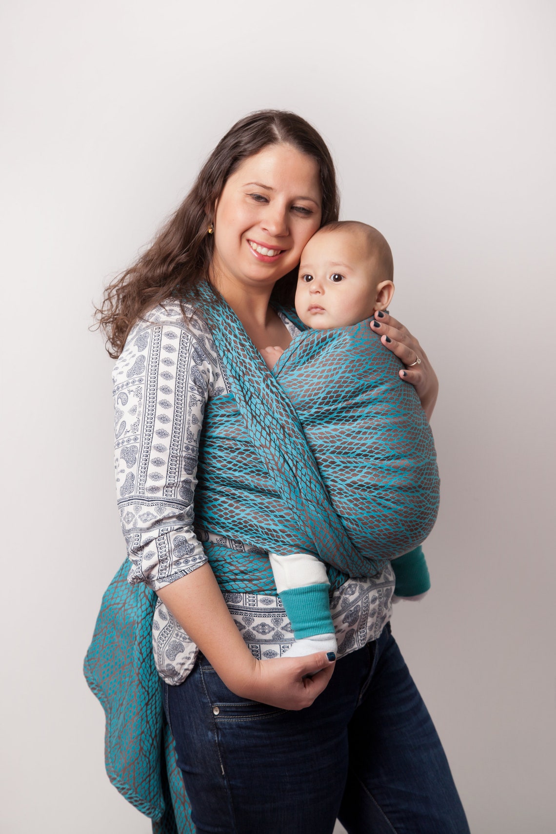Woven Baby Wrap From Kaya for Newborn and Toddler, Organic Cotton ...
