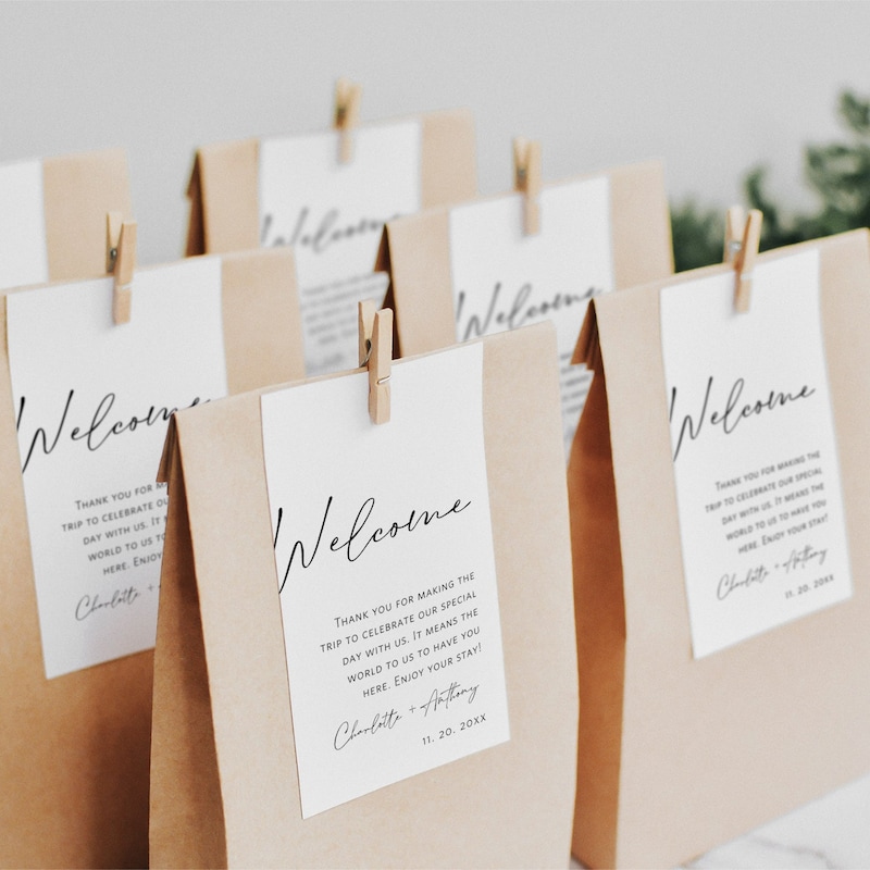Welcome Bags - Etsy