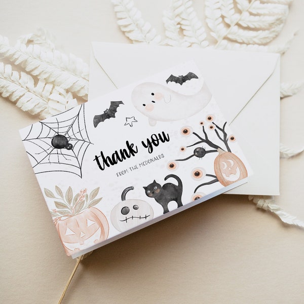 Thank You Spooky Cards - Etsy