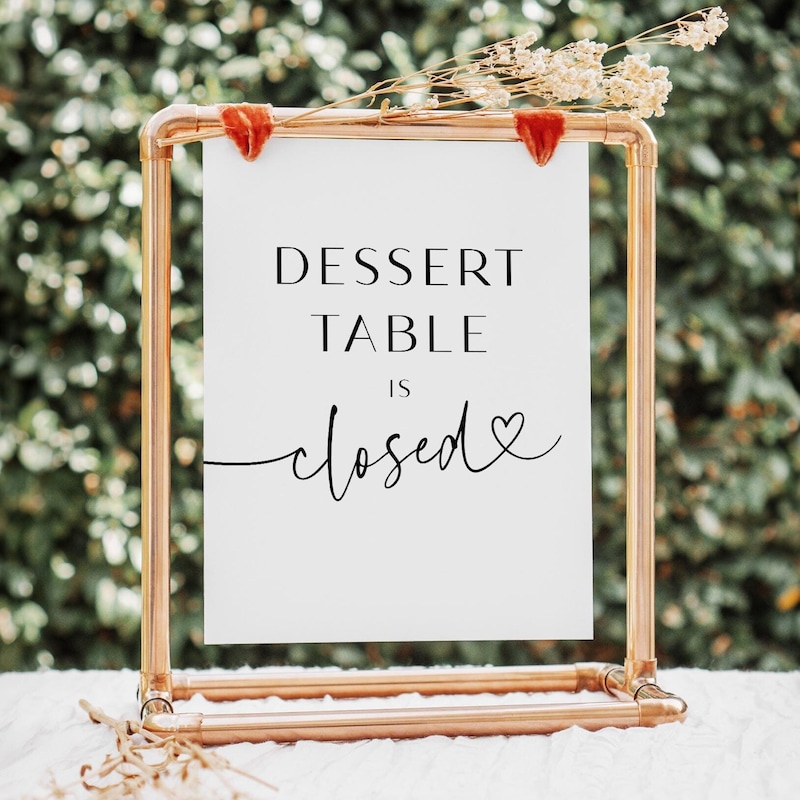 Dessert Table Signs - Etsy