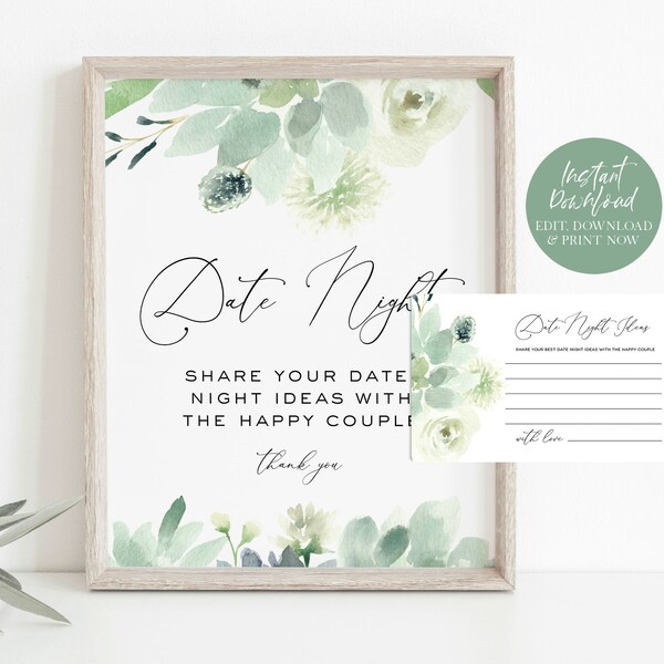 Date Night Printable - Etsy