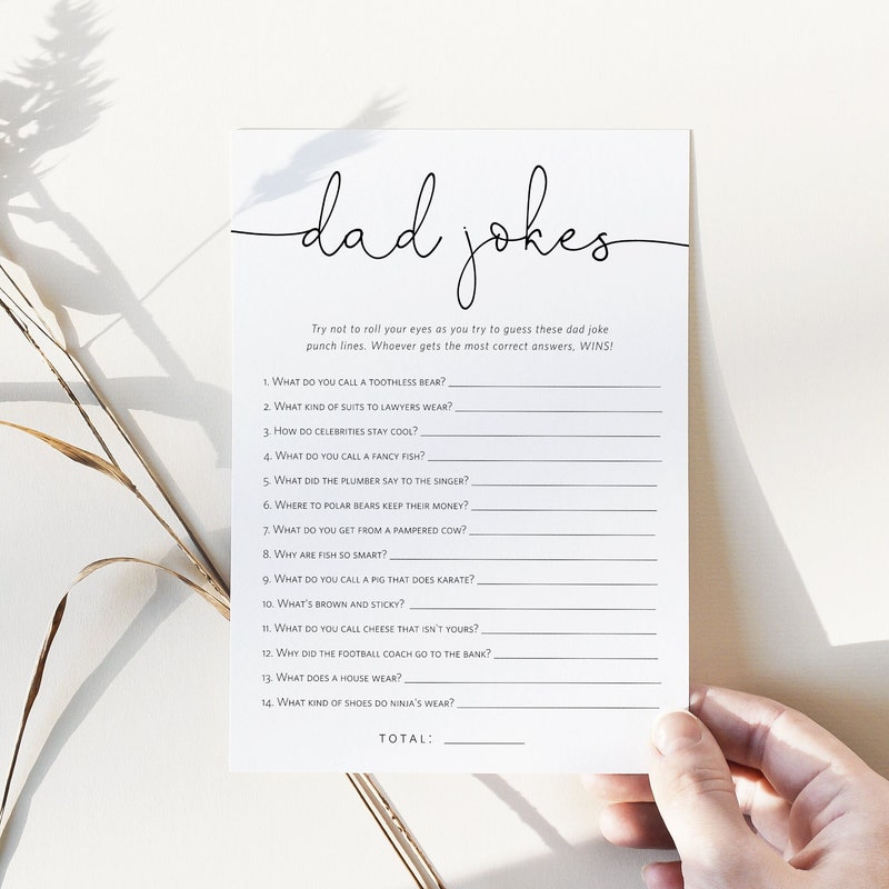 Dad Joke Game - Etsy