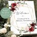 Burgundy Welcome Sign Boho Welcome Poster Template Printable - Etsy