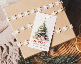 Printable Christmas Gift Tags Boho Set of 8 Christmas Tags - Etsy