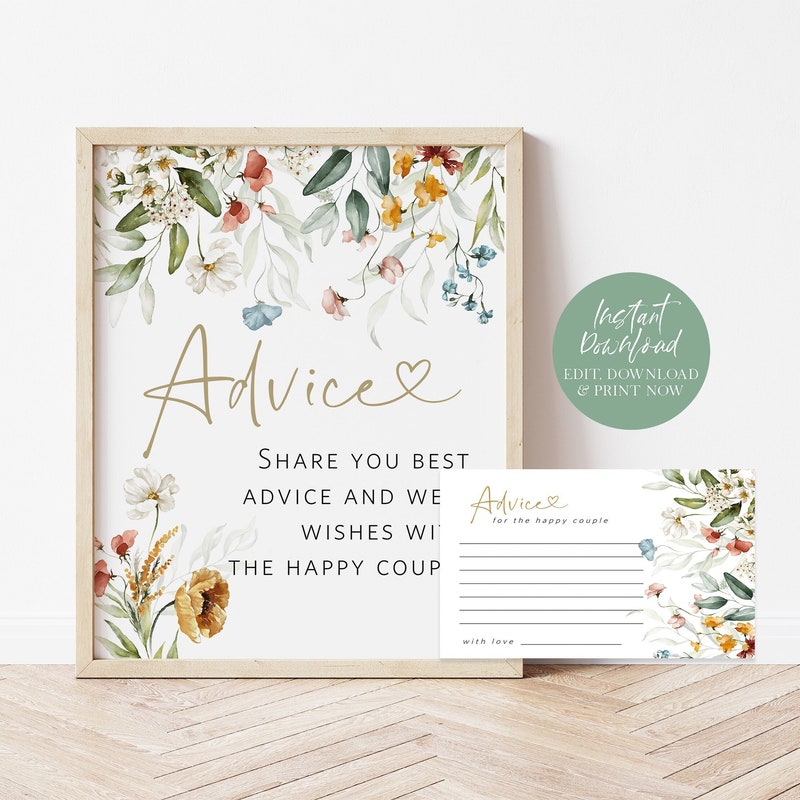Marriage Advice Card - Etsy
