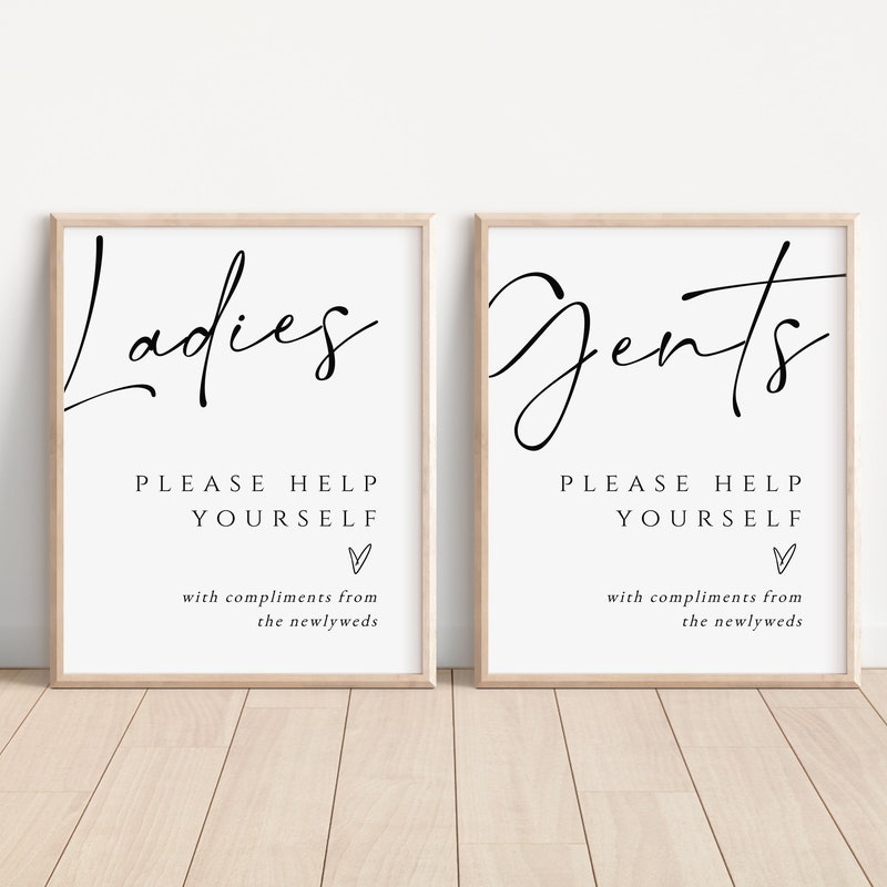 Letreros para baños - Etsy México