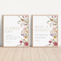 Flower Bar Sign - Etsy