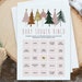 Christmas Baby Bingo, Pink Christmas Baby Shower Game, Printable Bingo ...