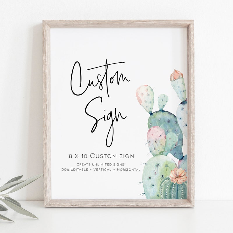 Cactus Flyer - Etsy
