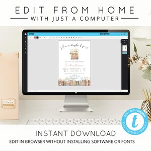 Our Next Chapter Begins Welcome Sign Poster, Storybook Bridal Shower ...