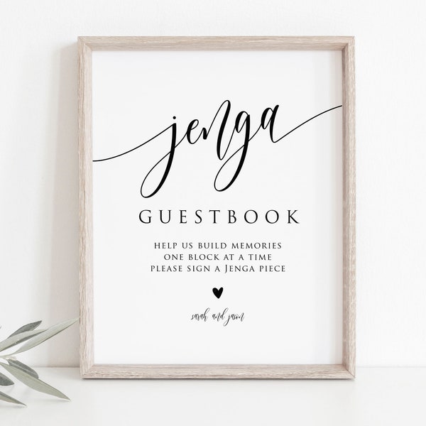 Wedding Jenga - Etsy