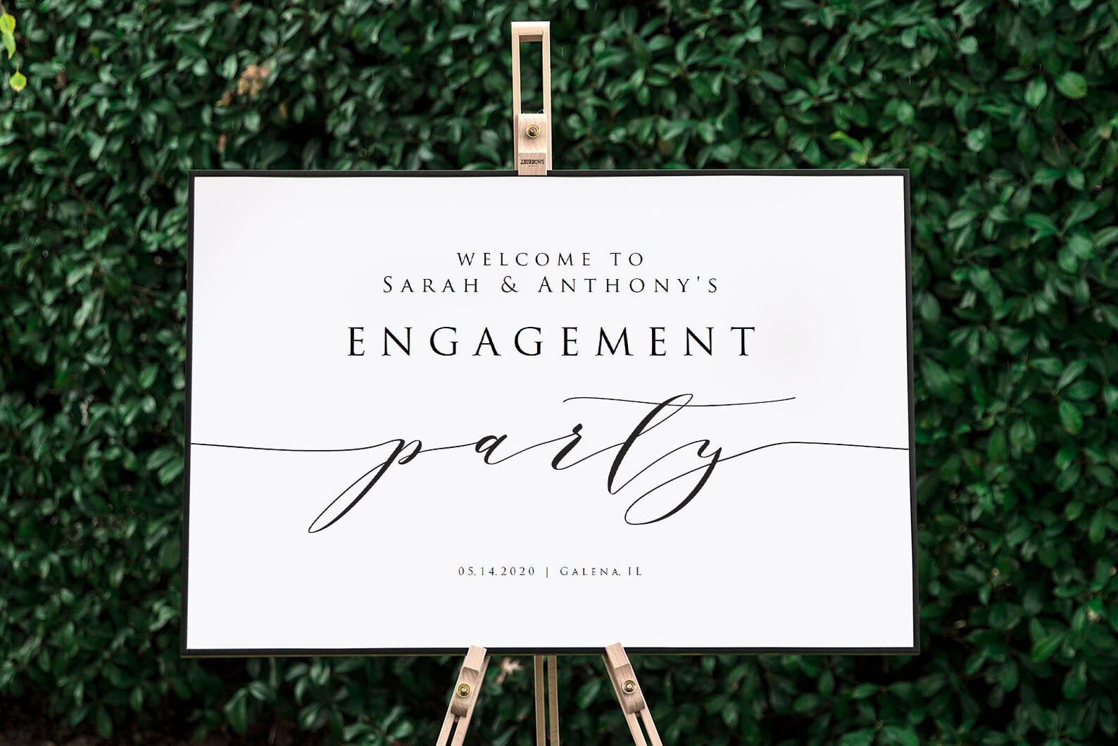 Welcome Sign, Printable Script Welcome Poster Template, Calligraphy ...