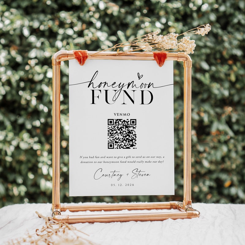 Venmo Sign at Shower - Etsy UK