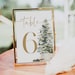 Christmas Printable Table Numbers, Holiday Table Numbers, 5x7 & 4x6 ...