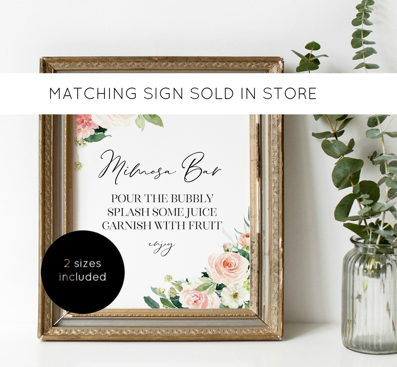 Shower Welcome Sign Pink Welcome Poster Template Floral | Etsy