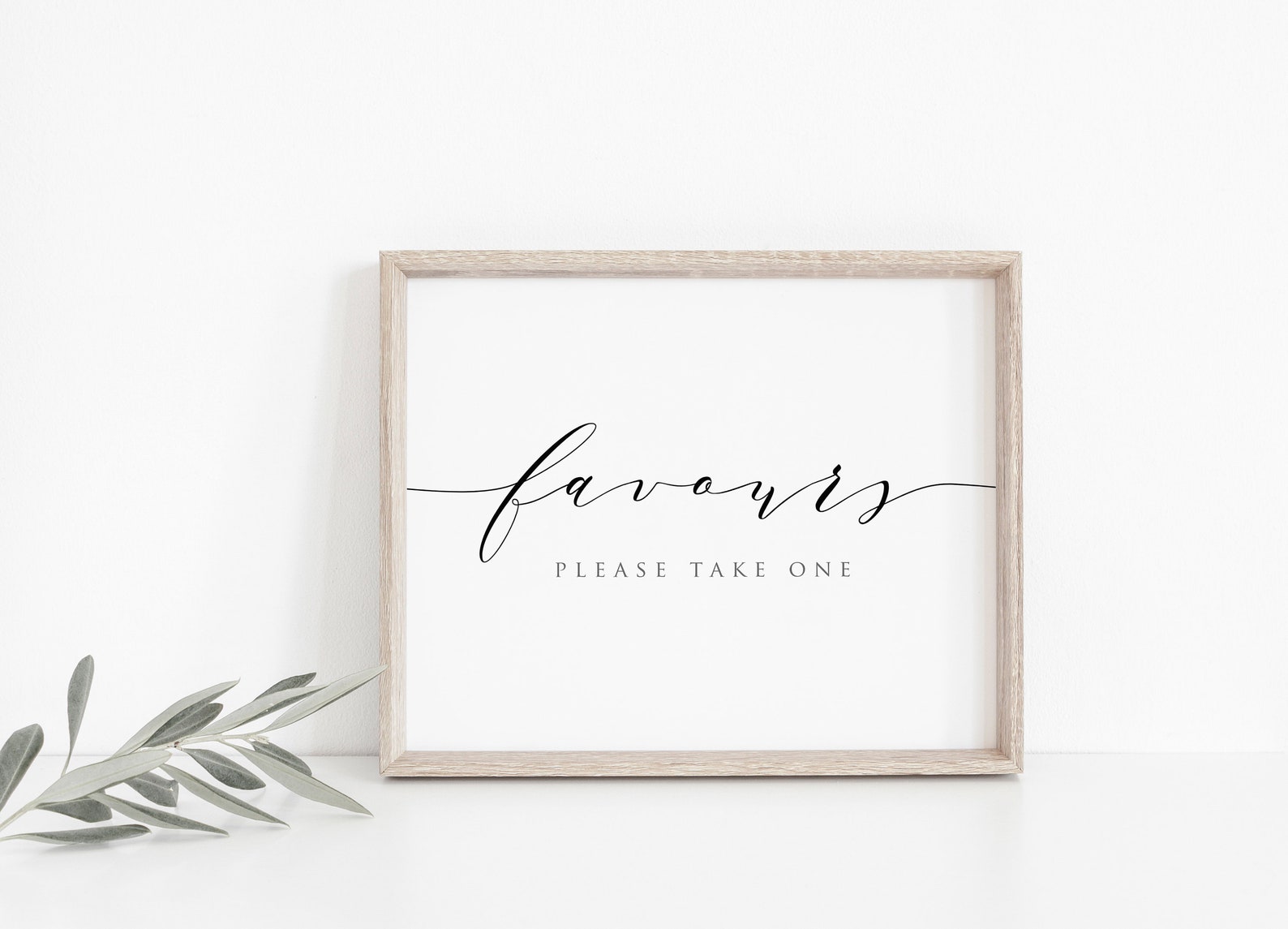 Wedding Favor Sign Favor Sign Template Wedding Favors - Etsy