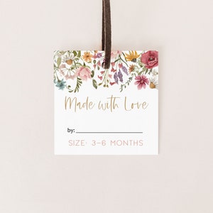 Headband Station Set With Signs and Tags, Wildflower Headband Signs ...