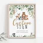 Woodland Sign - Etsy