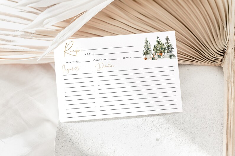 Christmas Bridal Shower Invitation Set, Holiday Bridal Shower ...