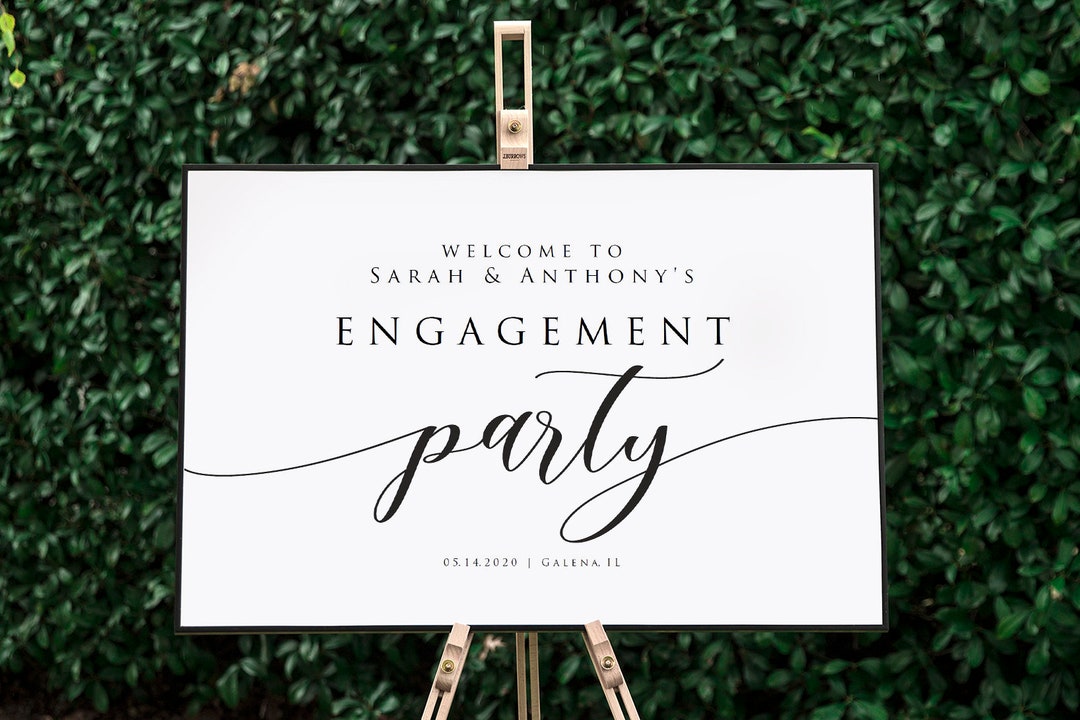 Welcome Sign, Printable Script Welcome Poster Template, Calligraphy ...