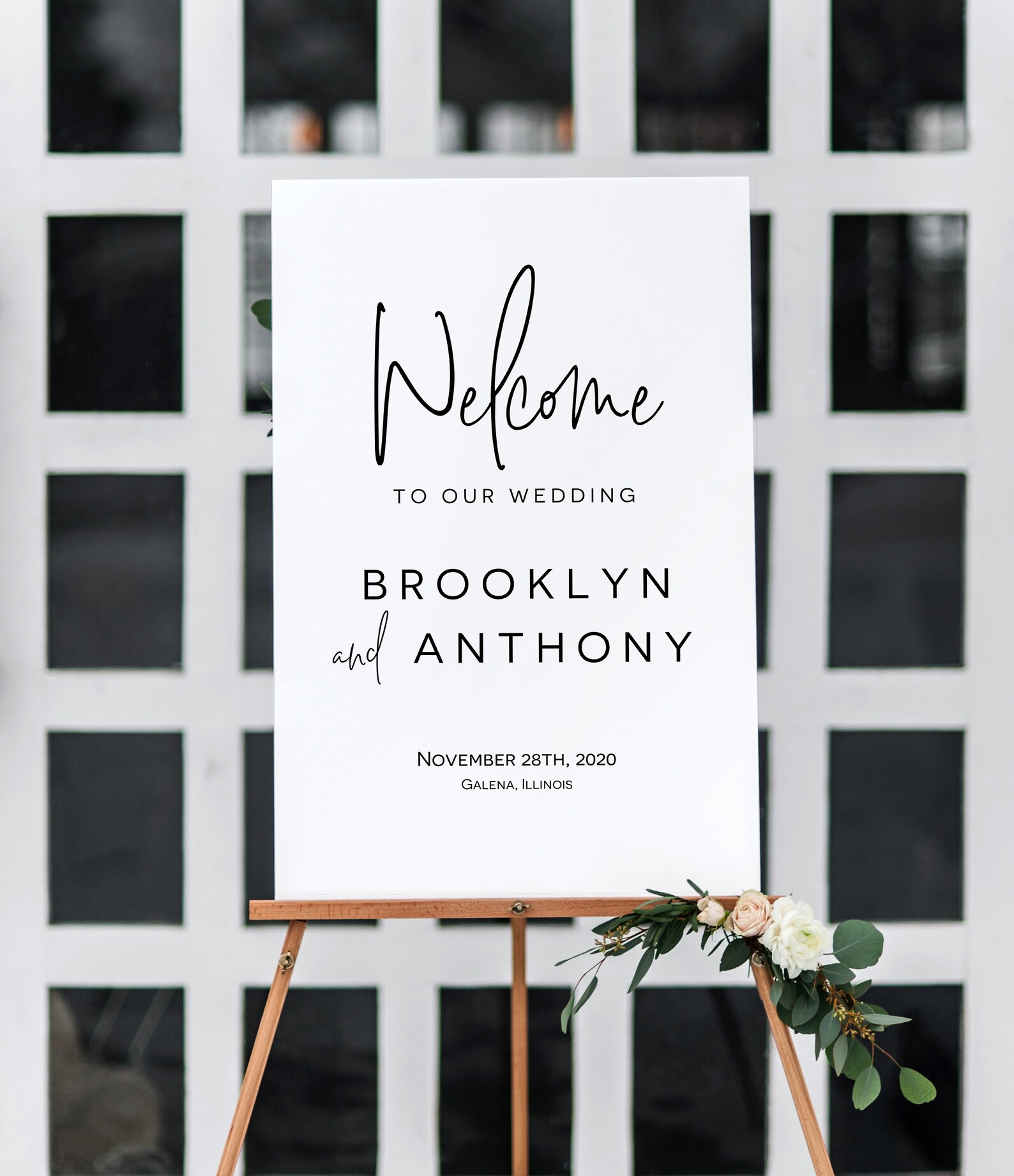 Wedding Welcome Sign Welcome Poster Printable Wedding - Etsy