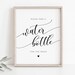 Wedding Water Sign, Ceremony Water Sign, Water Bottle Sign, Outdoor ...